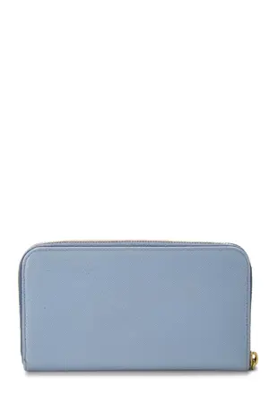 Prada Saffiano Zip Around Wallet