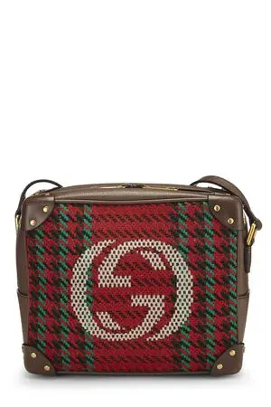 Gucci Houndstooth 'gg' Crossbody