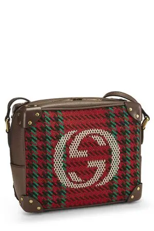 Gucci Houndstooth 'gg' Crossbody