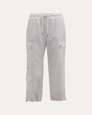 Cinq À Sept Nitsan Tie-cuff Cargo Pants - White