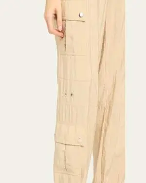 Cinq À Sept Nitsan Tie-cuff Cargo Pants - White