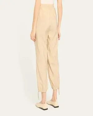 Cinq À Sept Nitsan Tie-cuff Cargo Pants - White