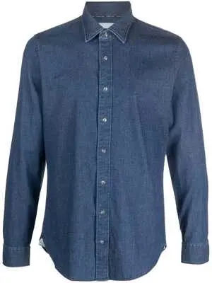 Michael Kors Long-sleeve Denim Shirt