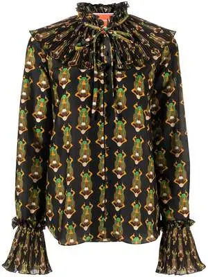La Doublej Graphic Blouses