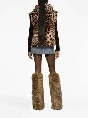 Dolce & Gabbana Leopard-print Gilet