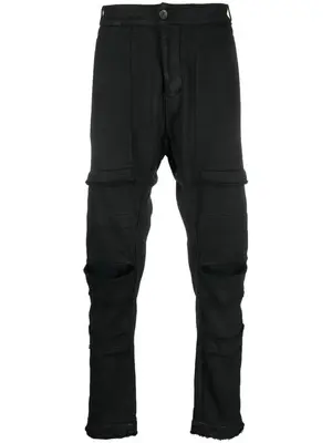 Masnada Black Tapered Trousers