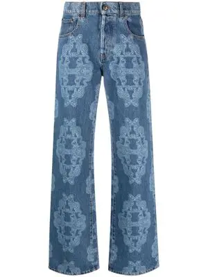 La Doublej Printed Jeans For Women