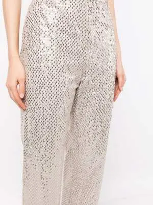 SAIID KOBEISY Sequin-embellished Trousers