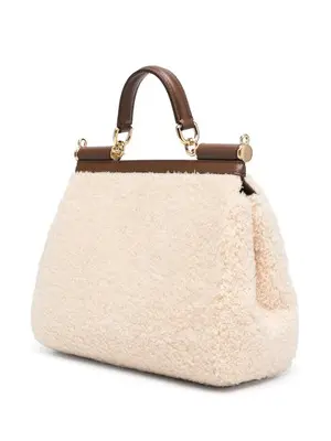 Dolce & Gabbana Large Sicily Tote Bag - Neutrals