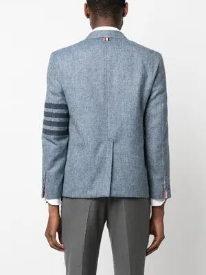 Thom Browne Stripe-detail Single-breasted Blazer