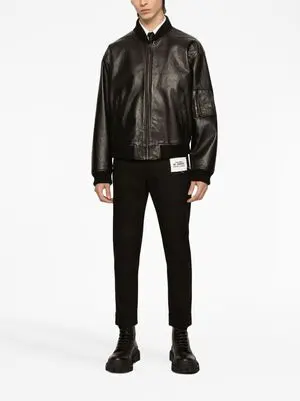 Dolce & Gabbana Pressed-crease Cropped Trousers