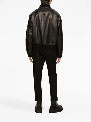 Dolce & Gabbana Pressed-crease Cropped Trousers