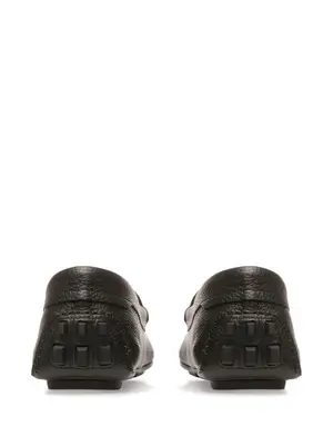 Bally Karlos Pebbled Leather Loafers