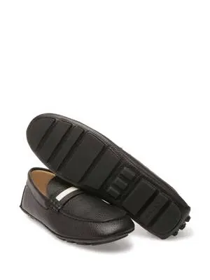 Bally Karlos Pebbled Leather Loafers