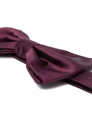 Dolce & Gabbana Silk Bow Tie - Purple