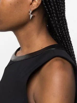 FERRAGAMO Crystal-embellished Star Post Earrings