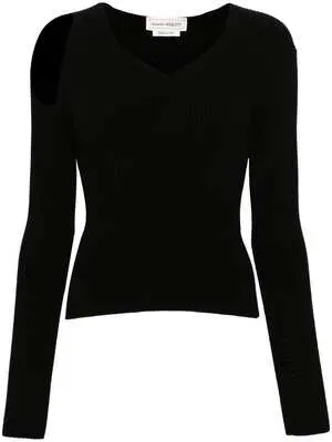 Alexander Mcqueen Cut Out Sweaters For Women