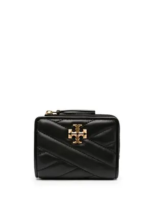 Tory Burch Kira Chevron Bi-fold Wallet - Black