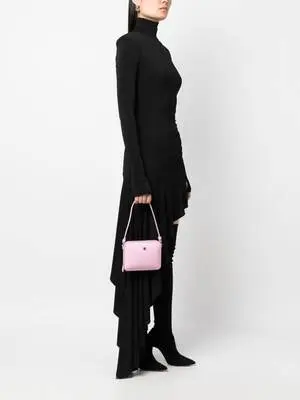COURREGES Cloud Leather Shoulder Bag - Pink