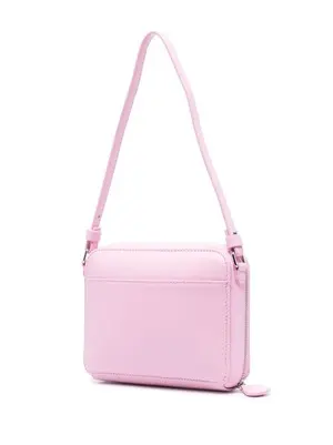 COURREGES Cloud Leather Shoulder Bag - Pink