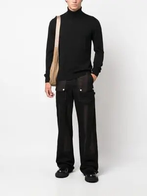 FAY Roll-neck Virgin Wool Jumper