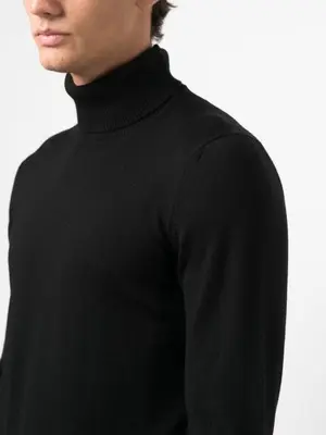 FAY Roll-neck Virgin Wool Jumper