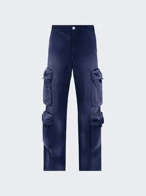 Amiri Jacquard Utility Pants - Blue