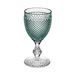 VISTA ALEGRE Bicos Bicolor Goblet With Mint Top, Set Of 4 - Multi