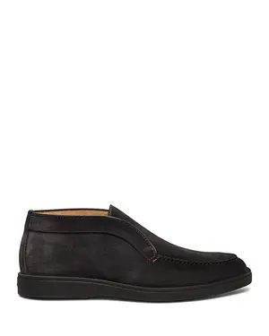 Santoni Detroit Laceless Slip-on Chukka Boots - Grey