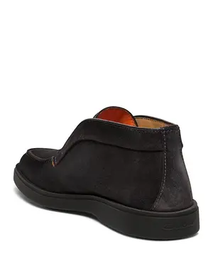Santoni Detroit Laceless Slip-on Chukka Boots - Grey