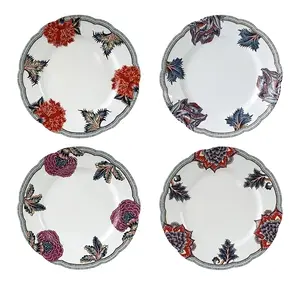 Bernardaud Braquenie Assorted Dinner Plates, Set Of 4 - Multi