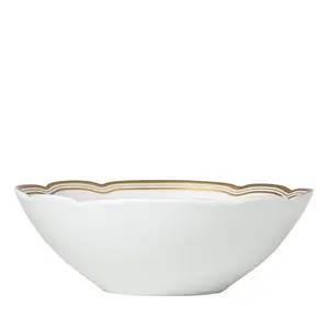 Bernardaud Pompadour Cereal Bowl - White/gold