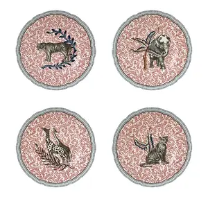 Bernardaud Braquenie Assorted Salad Plates, Set Of 4 - Multi