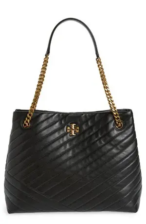 Tory Burch Kira Chevron Tote - Black