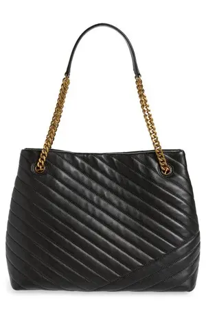 Tory Burch Kira Chevron Tote - Black