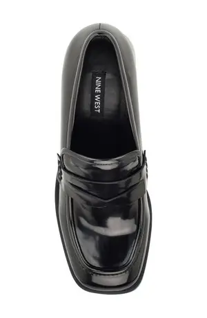 Nine West Avalia Penny Loafer Pump - Blk01