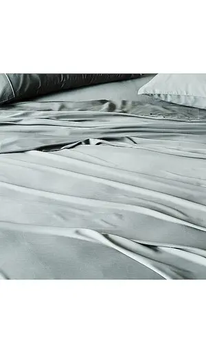 ETTITUDE Full Signature Sateen Sheet Set - Sage