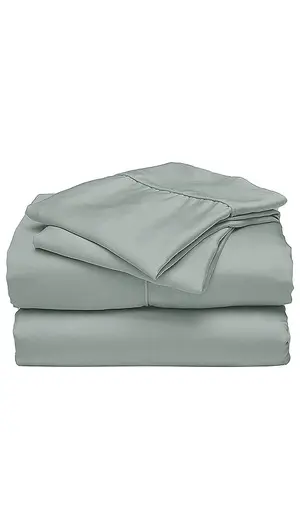 ETTITUDE Queen Signature Sateen Sheet Set - Sage
