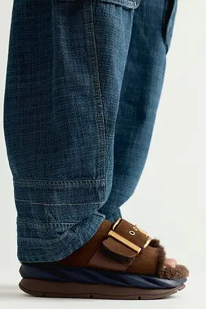 4CCCCEES Mellow Shearling Slides
