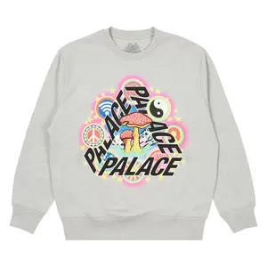 PALACE Bun 5g Crew Neck - Grey