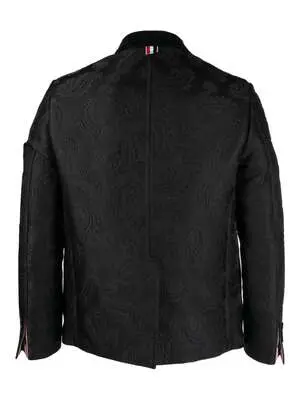Thom Browne Jacquard Paisley Single-breasted Blazer