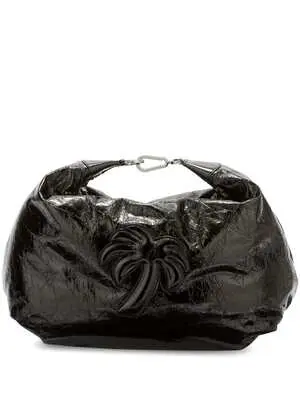 Palm Angels Palm Motif Leather Handheld Bag