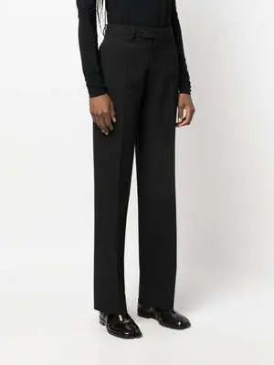 MAISON MARGIELA Straight-leg Tailored Trousers With Signature Numbers Motif