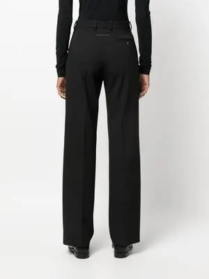 MAISON MARGIELA Straight-leg Tailored Trousers With Signature Numbers Motif