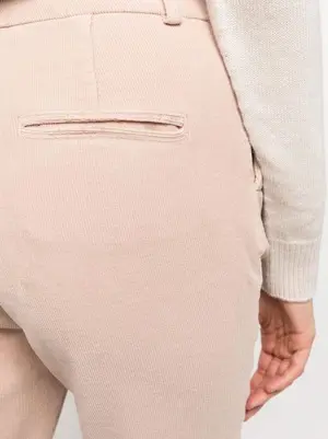 Peserico Tapered-leg Cropped Corduroy Trousers