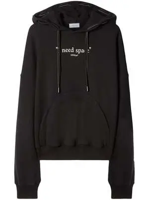 Off-White Give Me Space" Cotton Hoodie