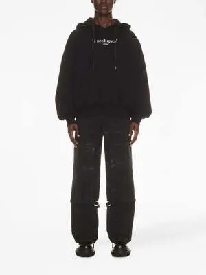 Off-White Give Me Space" Cotton Hoodie