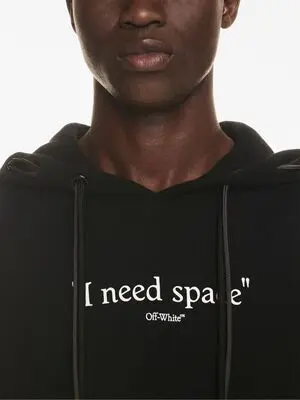 Off-White Give Me Space" Cotton Hoodie
