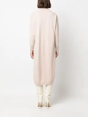 Peserico Felted Tricot Knit Midi Dress