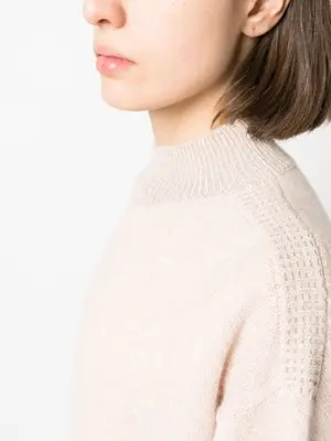 Peserico Felted Tricot Knit Midi Dress